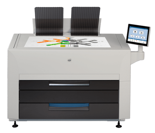 kip-800-color-series-wide-format-led-printer | High Tech Office Systems